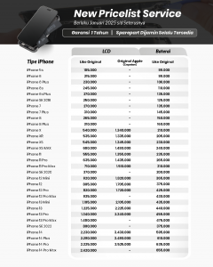 Harga Service | Renan Store